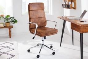Kancelářská židle Trader 106 -113cm káva
