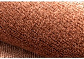 Dywany Luszczow Kusový koberec kulatý SOFTY Jednobarevný, terakota Rozměr koberce: 120 cm KRUH