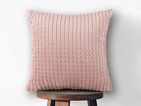 Biante Dekorační povlak na polštář Minky kostky MKK-003 Pudrově růžový 30 x 50 cm