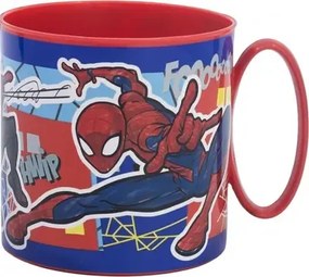 STOR Hrneček plastový 390 ml Spiderman / Dětský hrnek / Do mikrovlnky