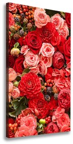 Wallmuralia Vertikální Foto obraz na plátně Kytice květin 50x100