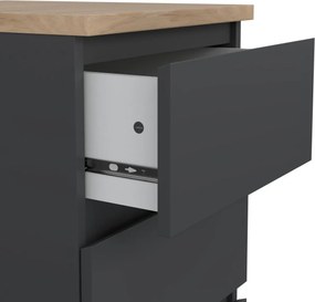 FALCO Komoda Simplicity 237 šedá/jackson hickory