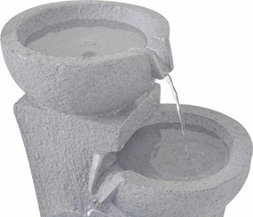 Interiérová fontána s LED osvětlením, polyresin 244290