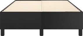 Rám postele s boxspringem černý 120 x 200 cm umělá kůže 3121035
