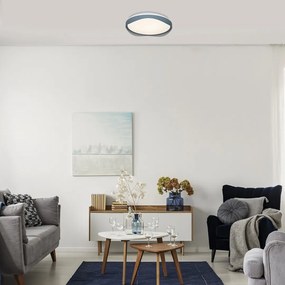 Rabalux Šedé stropní LED svítidlo Israh 480mm 40W 71249