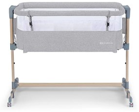 Kinderkraft Postýlka dětská polohovatelná Neste Air Air Grey Wood