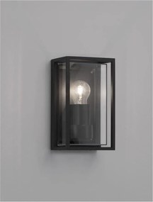 NV 9492760 Venkovní nástěnné svítidlo REGINA antracitový hliník čirý a matný akryl E27 1x12W 220-240V bez žárovky IP65 - NOVA LUCE