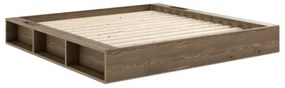 ZIGGY BED by KARUP - 180*200 cm carob pine (hnědá) + 2 x tatami 90*200 cm