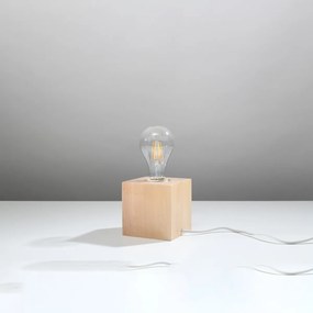 Sollux Lighting Stolní lampa ARIZ dřevo