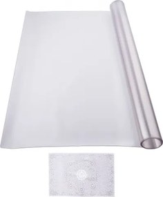 PVC chránič stolu 61 × 121,9 cm matný plastový o tloušťce 1,5 mm