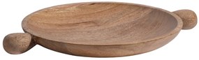 OnaDnes -20% Hoorns Dřevěná dekorativní mísa Kaloto 40 x 30 cm