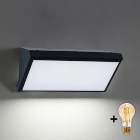 Brilagi-LED Stm ven nástěnné svít TRIANGLE 1xE27/6W/230V 2700-6500K IP65 černá