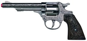 Gonher 3080 revolver kovbojský stříbrný kovový 8 ran