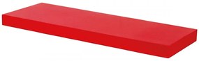 Nástěnná polička P-001 60 cm Autronic Červená