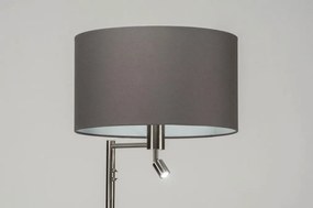 Stojací designová šedá lampa La Scale Grey