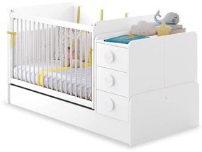 Čilek Rostoucí houpací postýlka s přebalovacím pultem Baby Cotton