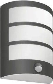 Philips Python IR 6W antracit / LED venkovní nástěnné svítidlo s pohyb