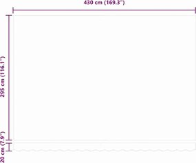 vidaXL Zatahovací markýza antracitová a bílá 4,5 x 3 m textil a hliník [3215701] Barva: Oranžová a hnědá (bílý rám)