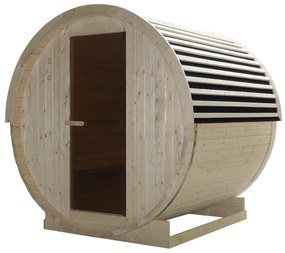 RAKOUSKÝ produkt - Venkovní sauna NYBORG - L pro 6 osob 194,2x224,9x194,9 (F80220)