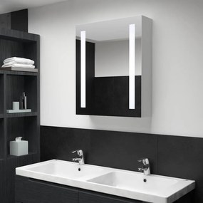 LED koupelnová skříňka se zrcadlem 50 x 13 x 70 cm 285117