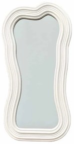 Designové nástěnné zrcadlo Mahealani 100 cm bílé