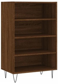 vidaXL Skříň highboard hnědý dub 57 x 35 x 90 cm kompozitní dřevo