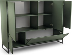 STO Komoda GENUA, 160 cm Olivová