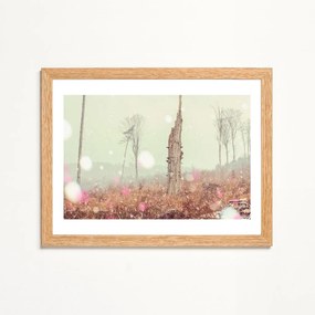 Eva Bystrianská | Jarní sníh Rám: Černý, Velikost: 30 x 40 cm