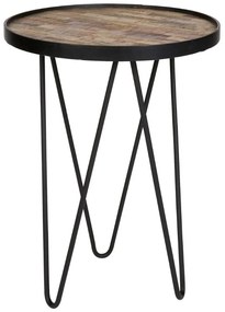 Hoorns Teakový odkládací stolek Dach 39 cm