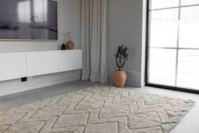 Obdélníkový koberec Zoe, béžový, 400x300