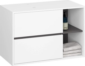 Závěsná skříňka pod umyvadlo VAMI s otvory 90 cm - výběr z 6 provedení