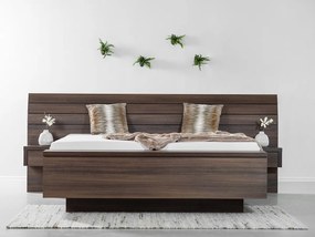 Ahorn Salina box u nohou postel s úložným prostorem Dekor: Dub bílý, Rozměr: 180 x 200 cm, Noční stolek: Jednozásuvka oboustranná