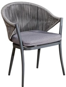 Zahradní židle BREWE šedá