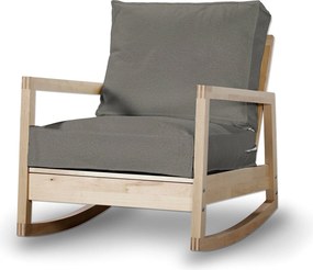 Potah na křeslo IKEA Lillberg barva šedá látka pletený vzor