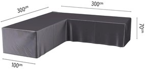Platinum designové zahradní ochranné plachty na nábytek AeroCovers (300 x 300 x 100 cm)