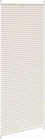 Plisovaná roleta 70 x 200 cm krémová 240632