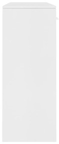 Příborník Jimmy - dřevotříska | bílý - 110 x 34 x 75 cm