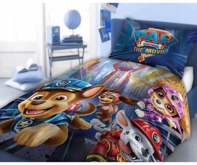 DĚTSKÉ LOŽNÍ POVLEČENÍ PAW PATROL160X200 CM, 1 KS 70X80 CM VZOROVANÉ