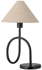 Černá kovová stolní lampa Bloomingville Emaline