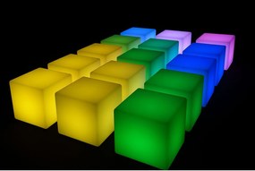Svítící LED koule 30 cm – 6 RGB + 3 bílé