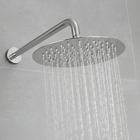 Rea Lungo Diamond, podomítkový sprchový set s dešťovou hlavovou a ruční sprchou, chromová, REA-P6963