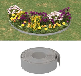 Travní lem šedý 10 m 15 cm polyethylen 154396