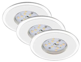 Briloner | Briloner 7197-036-SADA 3x LED Stmívatelné koupelnové svítidlo LED/4,5W/230V IP44 | BL0973