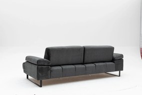 Atelier del Sofa 3-místná pohovka Mustang - Anthracite, Antracitová