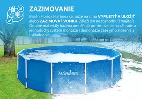Marimex | Bazén Marimex Florida 3,05x0,91 m s pískovou filtrací - motiv KÁMEN | 19900100