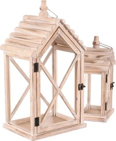 Set dvou luceren domeček hnědý DA221 (2 ks)