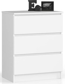 Komoda K60 3SZ bílá