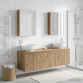 Sada koupelnových skříněk 5 ks Dub artisan Kompozitní dřevo 3406494