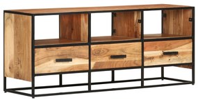TV stolek 110 x 30 x 45 cm masivní akáciové dřevo - Default Title