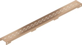Mexen Flat, lineární podlahový žlab 60 cm, měděná matná, 1C23060
